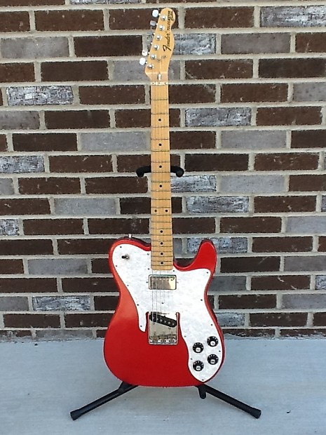 Fender Telecaster Custom '72 Reissue MIJ Sparkle Red | Reverb