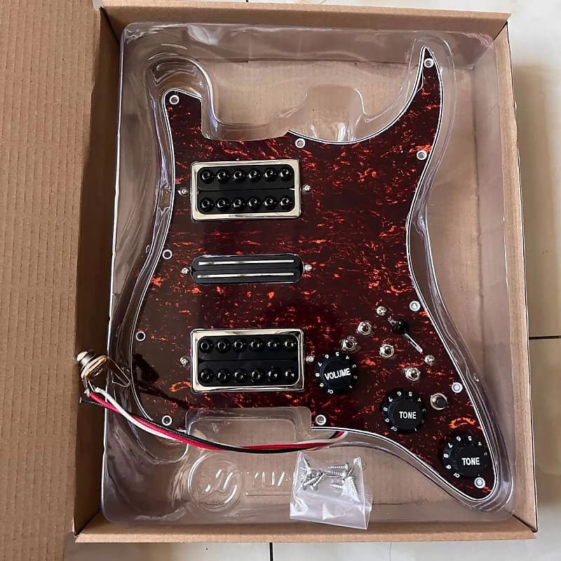 Tortoise Shell HSH Stratocaster Strat Style Guitar | Reverb UK