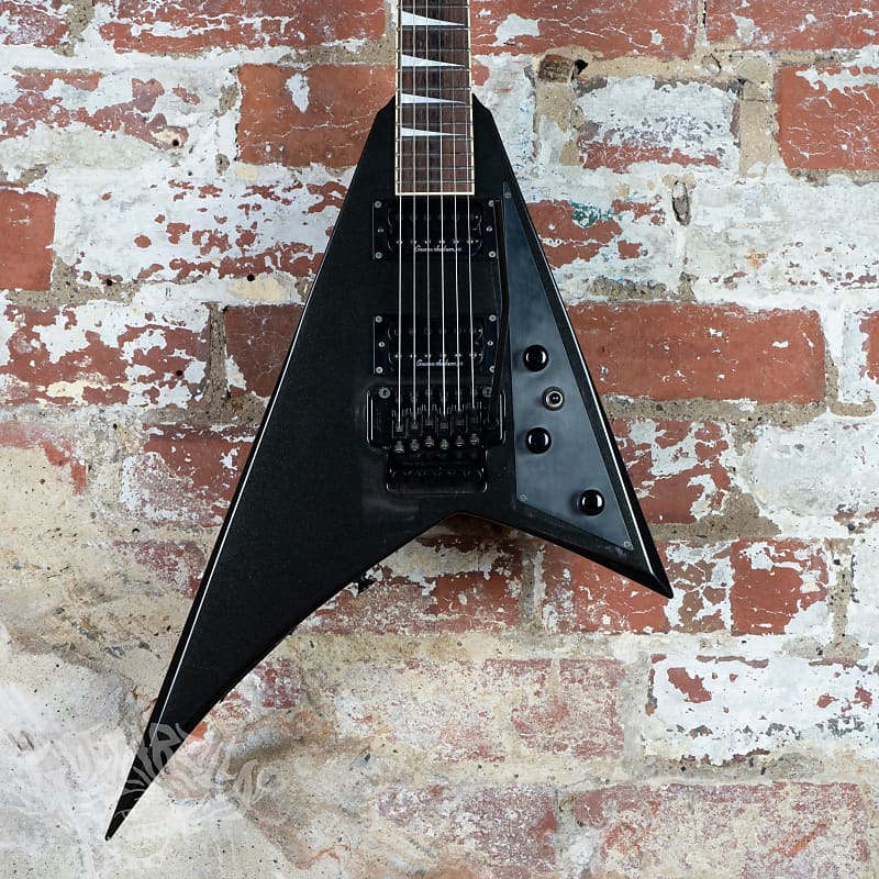 Grover Jackson Randy Rhoads Flying V RR.P-75 Black 1996 | Reverb UK