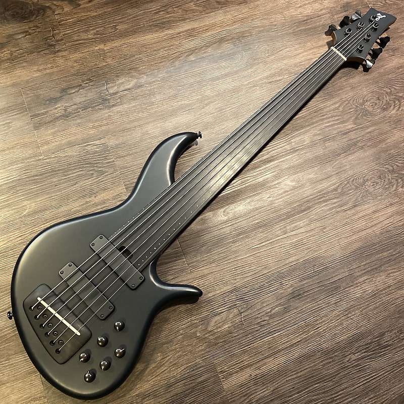 FBass BNF6 Matte Black BN6 Fretless F-Bass | Reverb