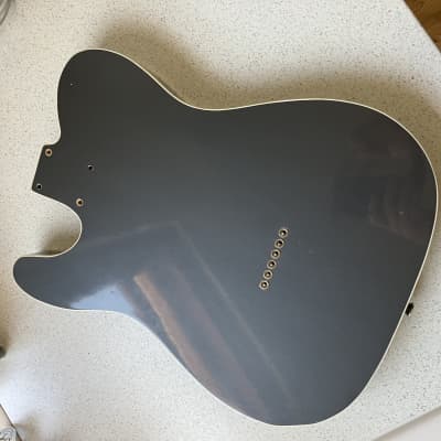 Guitar Mill Custom Telecaster Body - Charcoal Frost | Reverb