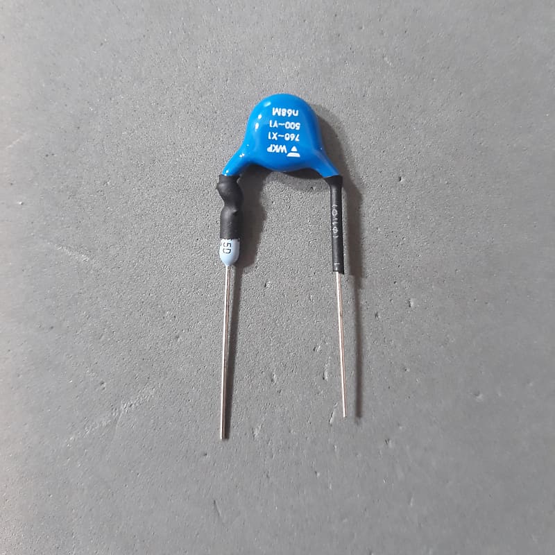 TREBLE BLEED "680S1" in Series Spec 680pF capacitor 150K | Reverb