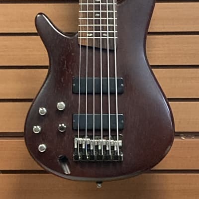 Ibanez SR506 Left-Handed 6-String Bass in Brown Mahogany | Reverb