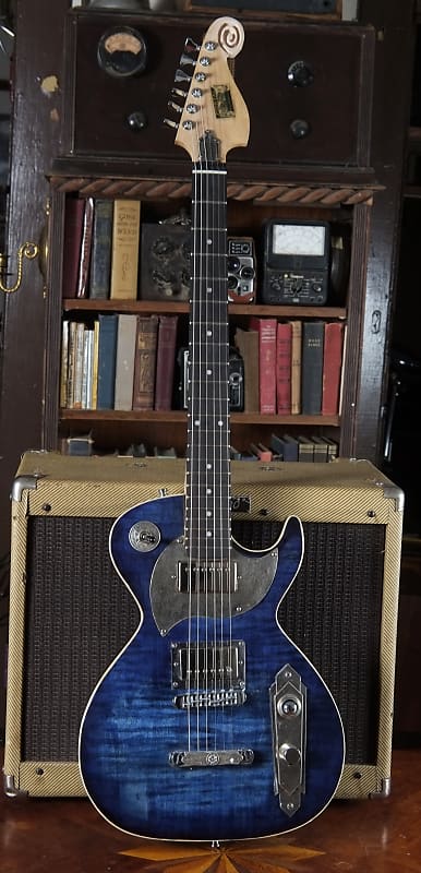 Postal Delta Zephyr HR in Blue Flame New Model no Vibrato or | Reverb