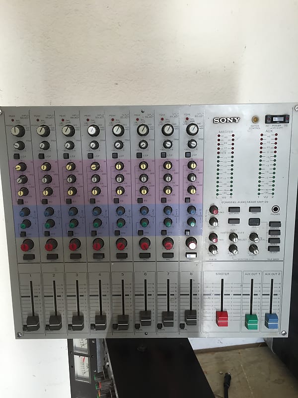 Sony MXP-29 analog 8 channel mixer | Reverb