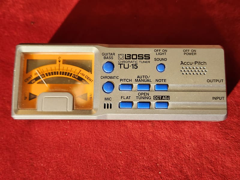 Boss TU-15 Chromatic Tuner | Reverb
