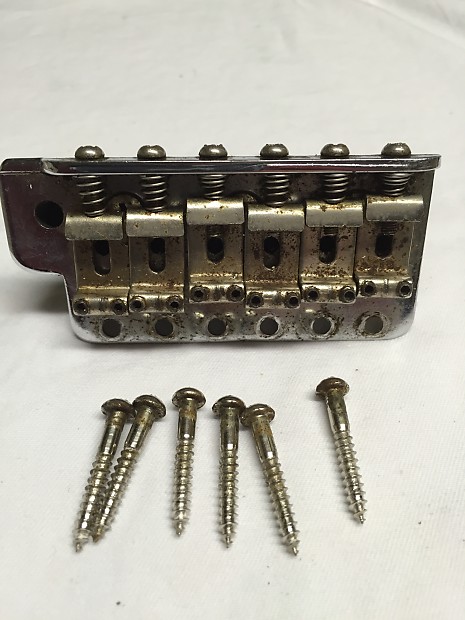 MJT Vintage Tremolo Bridge For Fender Stratocaster Relic Aged | Reverb