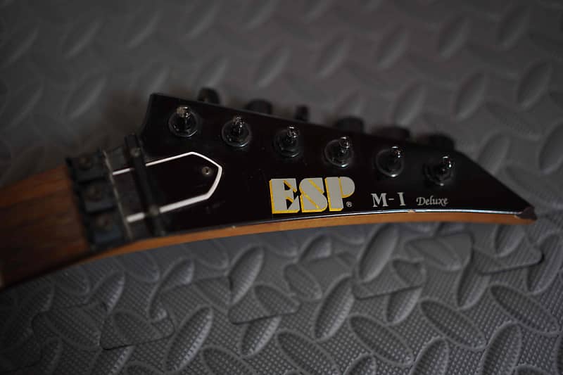 ESP M-1 neck 1980s lawsuit / concorde headstock | Reverb
