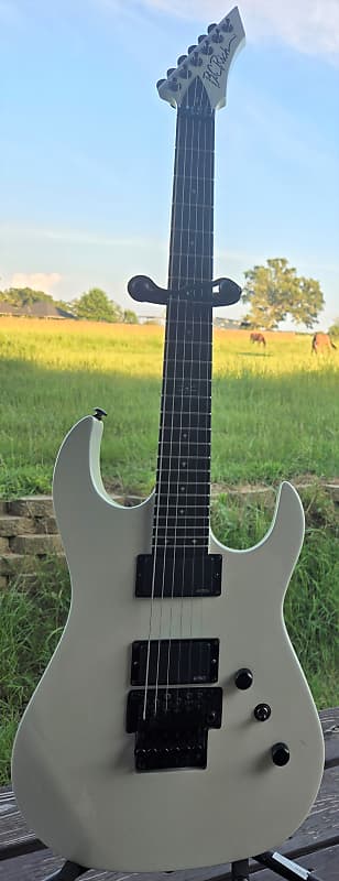 B.C. Rich ASM Assassin PRO 2010 - Pearl White EMG's Floyd | Reverb