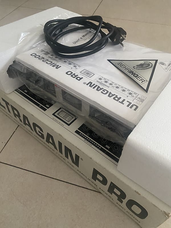 Behringer Ultragain Mic pro 2200 - Metal Aluminium | Reverb