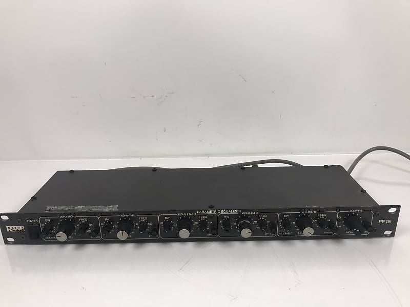 Rane Model PE15/SP15 Single Channel, 5 Band, Parametric | Reverb