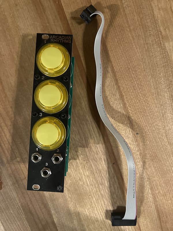 Synthrotek Arcadian Rhythms 2020s - Yellow Buttons on Black | Reverb