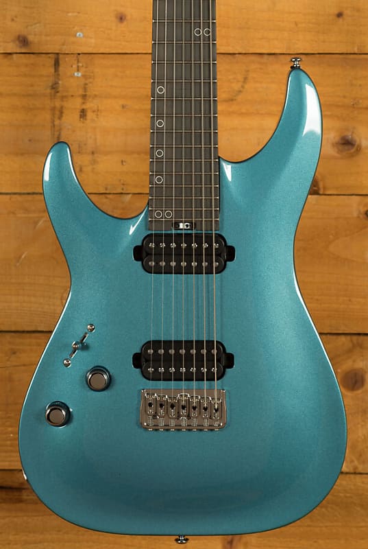 Schecter Aaron Marshall AM-7 LH | 7-String - Cobalt Slate | Reverb UK