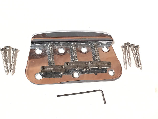 NOS 1979 Vintage Fender Musicmaster Guitar Bridge with Screws | Reverb