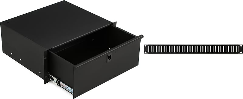 Gator GRW-DRW4 4U Standard Rack Drawer Bundle with Middle | Reverb
