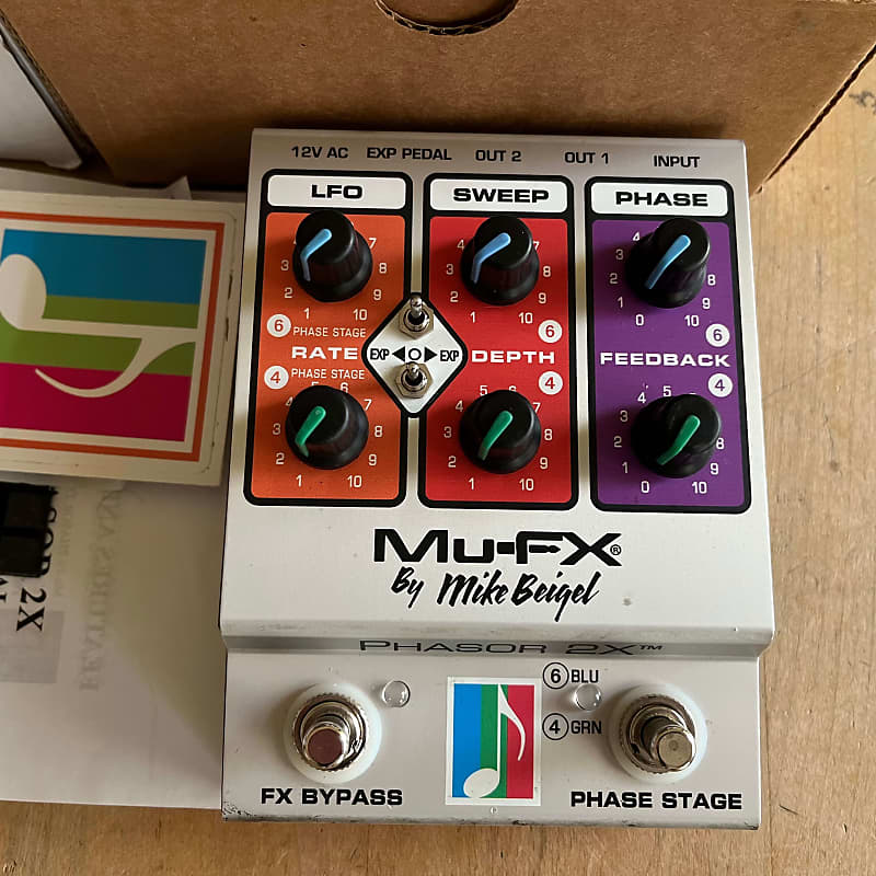 Mu-Fx by Mike Beigel Phasor 2X phase shifter *free shipping | Reverb