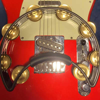 Rhythm Tech DST11 Drum Set Tambourine. Black with Brass | Reverb