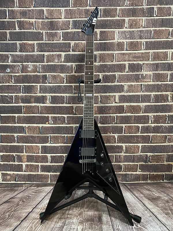 ESP LTD V-500 2008 - Black | Reverb