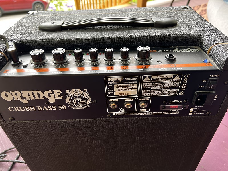 Orange CR50BXT Crush Pix 50w Bass Combo 2010s - Black | Reverb