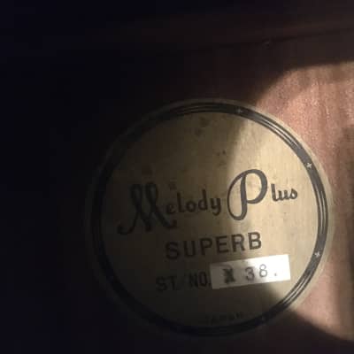 Melody Plus Superb X38 vintage jumbo size acoustic guitar | Reverb