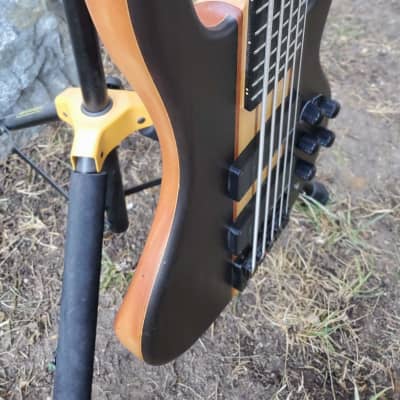 Wolf S10-5 5 String Bass Guitar - Dark Walnut 7 Piece Neck w/ | Reverb