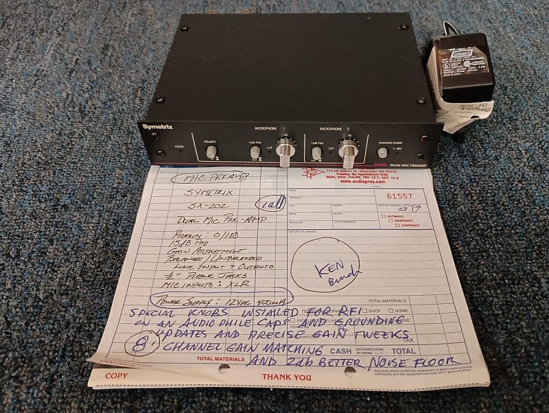 Symetrix SX-202 Dual Mic Pre-Amp (pro Modded and serviced) | Reverb