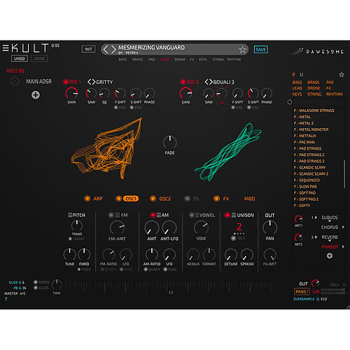 tracktion KULT Synthesizer Plug-In Instrument (Download) | Reverb UK