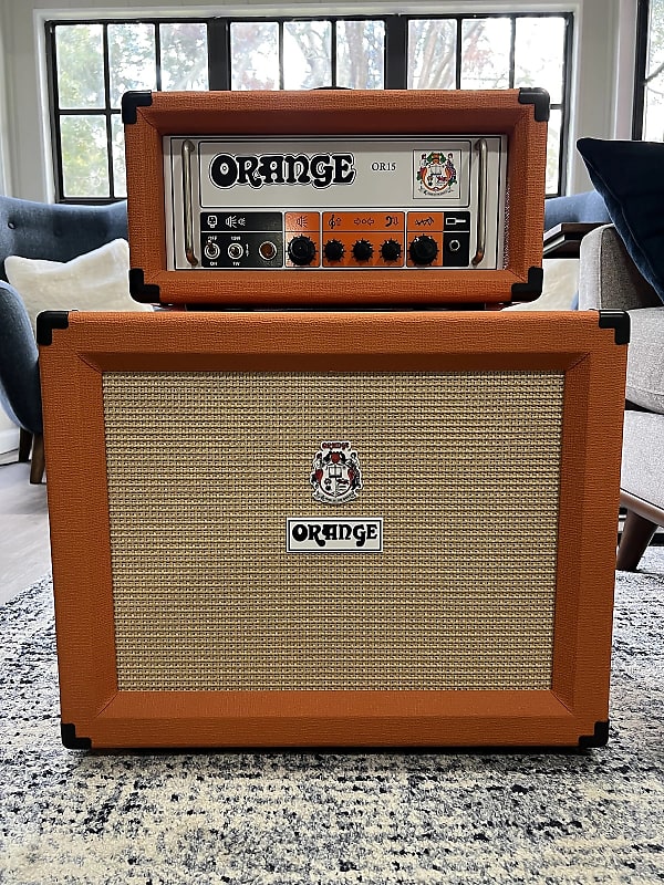 Orange OR15 Head with Matching PPC112 Cabinet OR15 Head with | Reverb