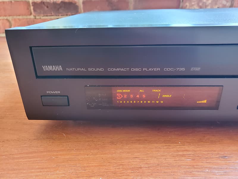 Yamaha CDC-735 5 CD carousel changer May 1992 - Black | Reverb