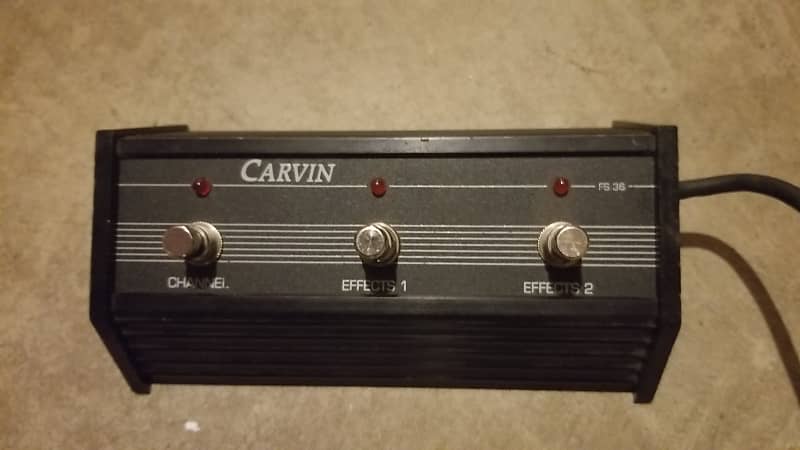 Carvin FS 36 original X100B series 4 foot controller FS36 | Reverb