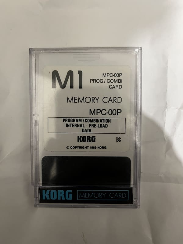 Korg M1 MPC-00P Internal Pre-Load Data 1989 | Reverb