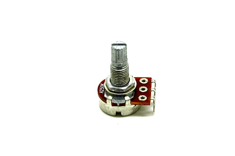 MINI POTENTIOMETER B250K 250K 16MM WITH LONG SHAFT - LINEAR | Reverb