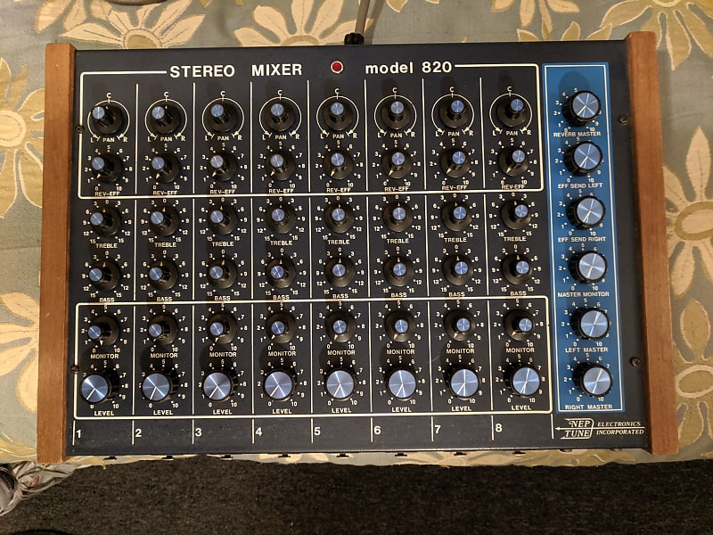 Neptune Electronics Model 820 Vintage 8 channel mixer | Reverb