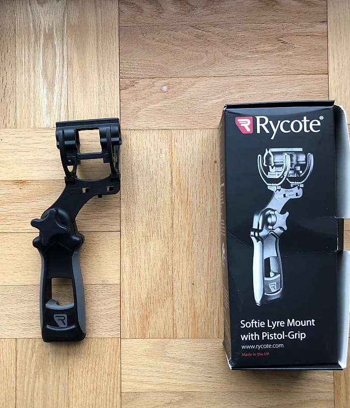 Rycote Medium Hole Softie Lyre Mount & Pistol Grip | Reverb
