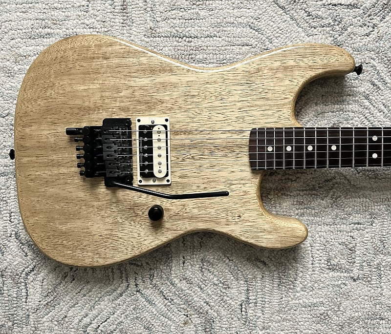 Musikraft Warmoth Charvel San Dimas 1H Floyd Rose Titanium w/ | Reverb