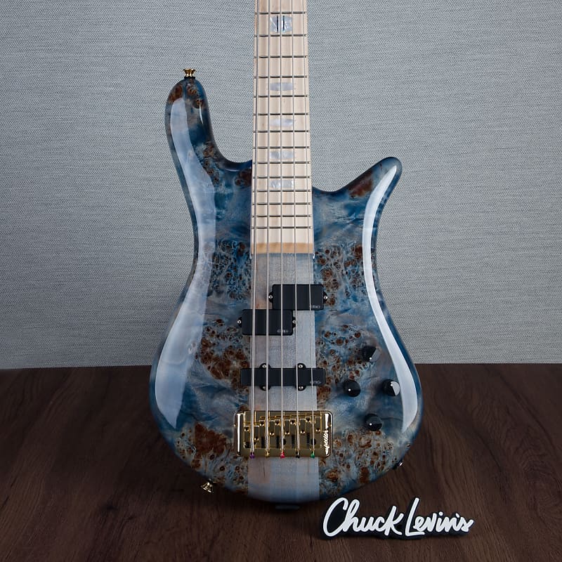 Spector Euro 5 LT 5-String Bass Guitar - Exotic Poplar Burl | Reverb