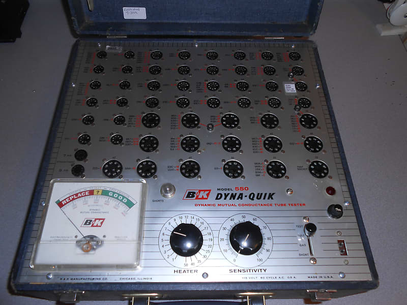 B&K Model 550 Micromhos tube tester | Reverb
