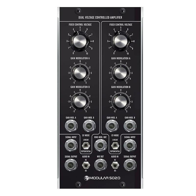 Moon Modular - 502D: Dual Voltage Controlled Amplifier MU 5U | Reverb
