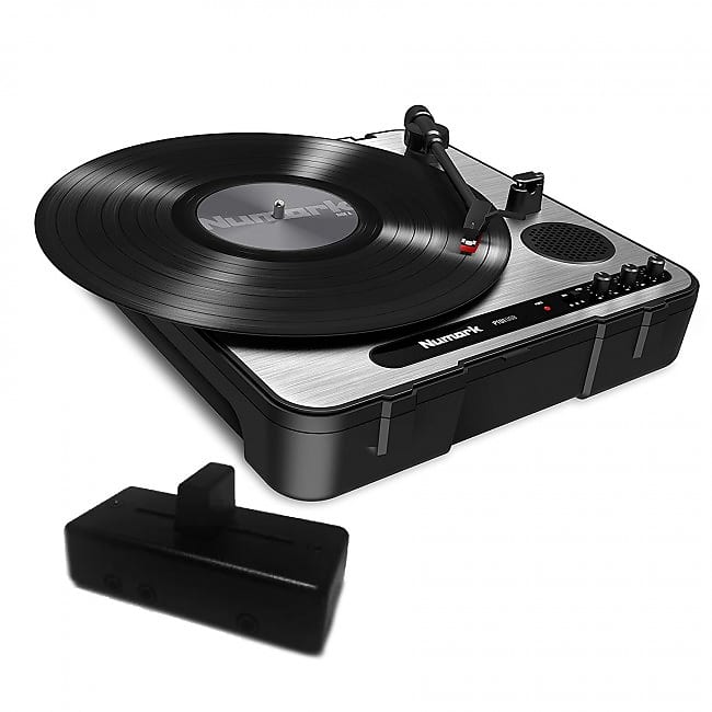 Numark PT01 USB Portable Turntable with Jesse Dean JDDX2R | Reverb