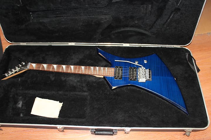 Jackson Kelly KE3 1999 Transparent Blue | Reverb
