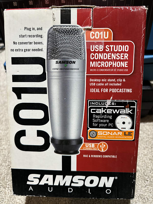 SAMSON AUDIO CO1U USB CONDENSER MICROPHONE FOR COMPUTER | Reverb