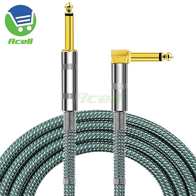Guitar Cable - Free Shipping - Flower green / 1m | Reverb