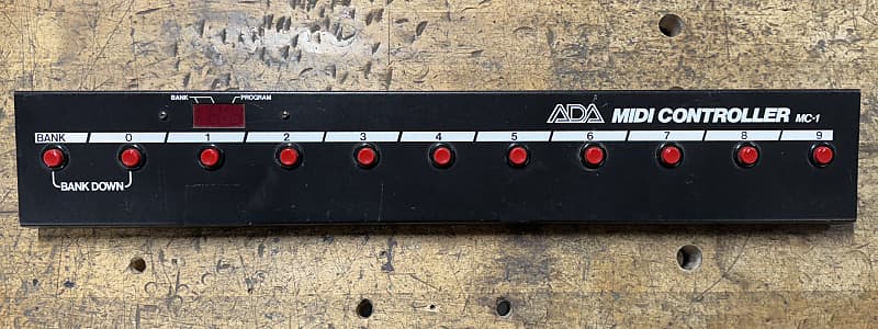 1980s ADA MC-1 MIDI controller footswitch | Reverb