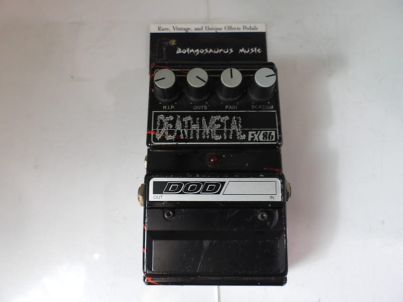Vintage DOD FX86 Death Metal Distortion Effects Pedal Free | Reverb