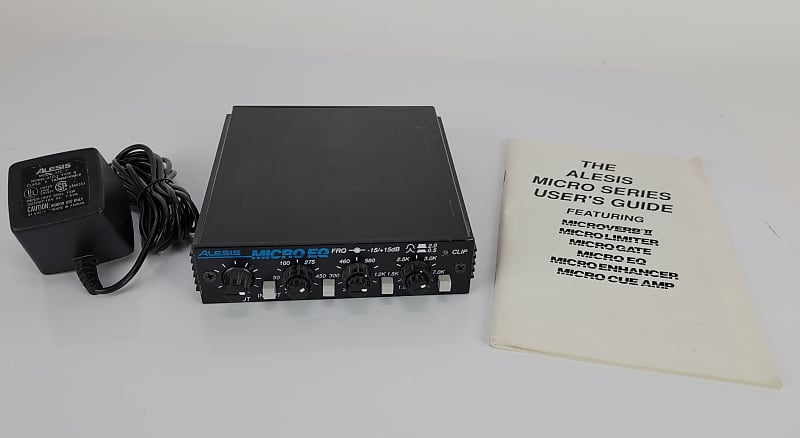 Alesis Micro EQ 1/3 Rack 3 Band Parametric Equalizer | Reverb