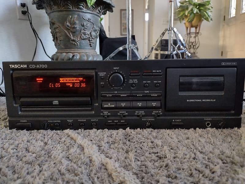 Tascam cd-a700 CD cassette deck combo with balanced XLR out | Reverb