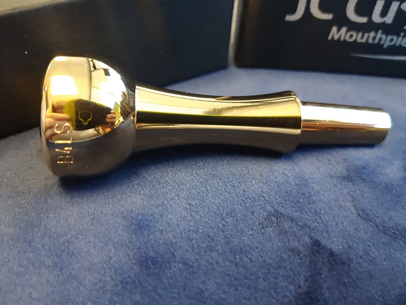 JC Customs Trumpet Mouthpiece - B4LS(18C - Small Cup) Gold | Reverb