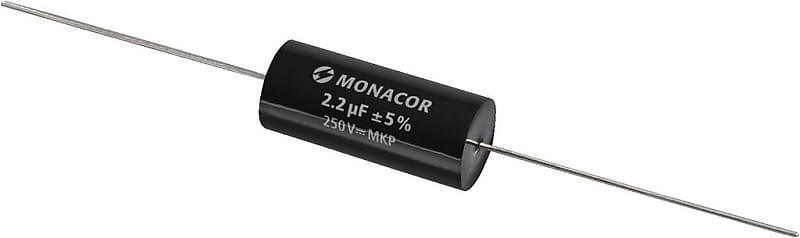 2.2uF 250V Monacor Bipolar Polypropylene Capacitor - Super | Reverb
