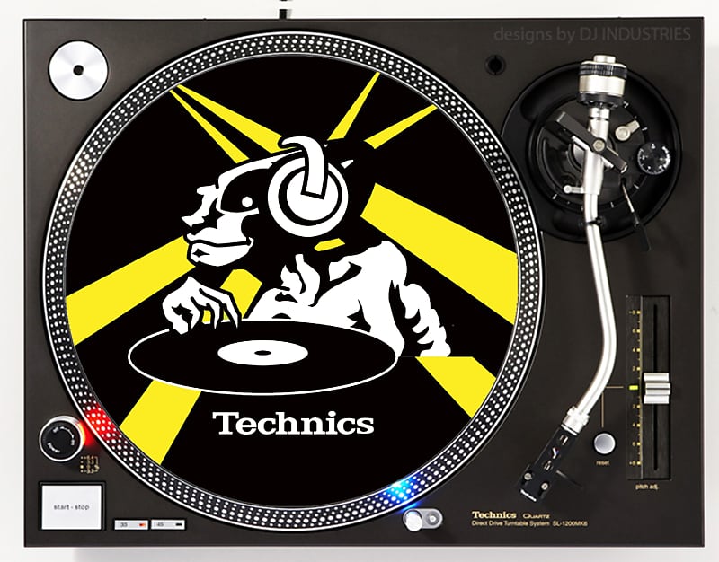 Technics Alien - DJ slipmat for vinyl LP record player | Reverb