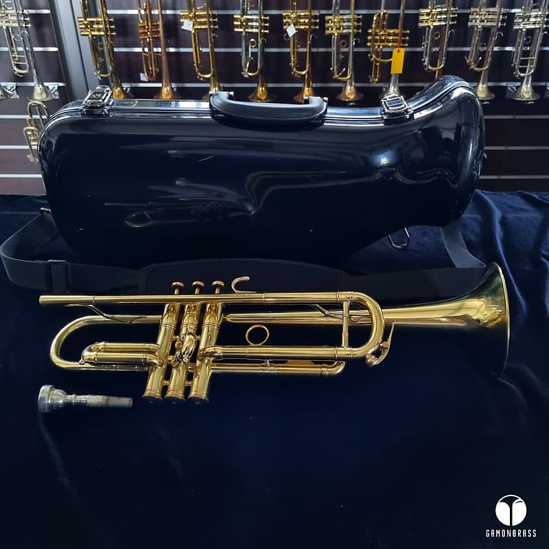 E. Benge Burbank 5 bell ML bore trumpet case mouthpiece | Reverb